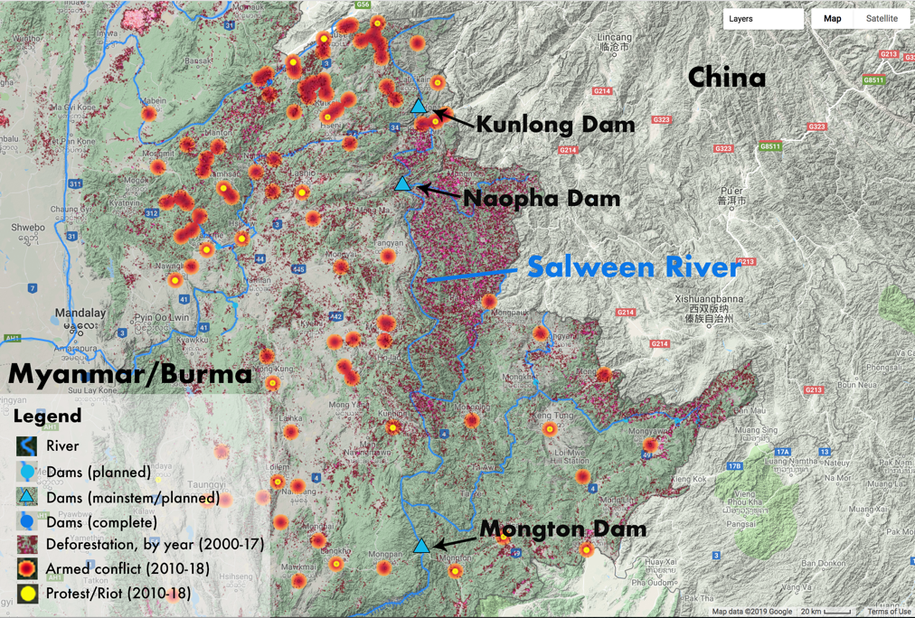 Salween River Map